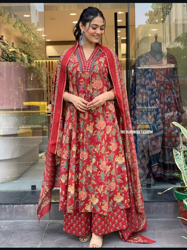 Buy Mirror Work Pleated Kurta Set Kurti - Indian Dress - K144F1 ...