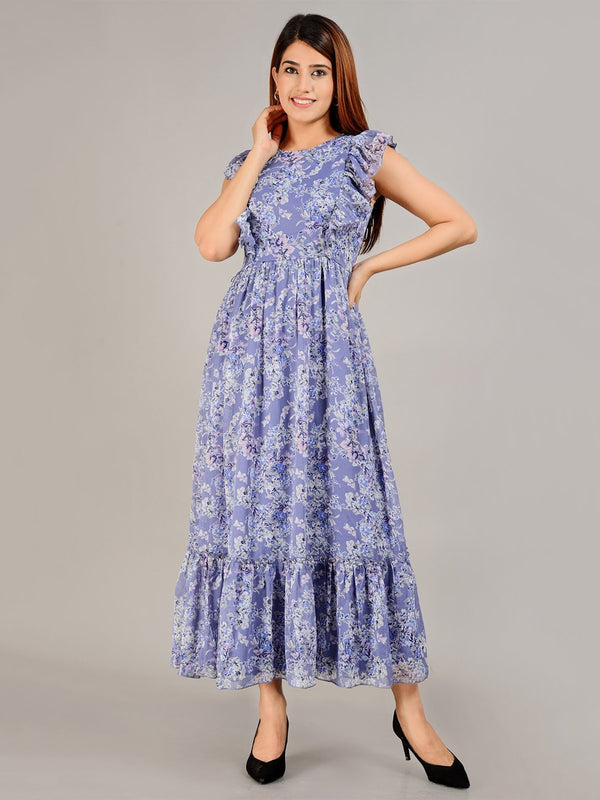 Buy Floral Printed Fit and Flare Kurti Kurti - Indian Dress - K125C1 ...